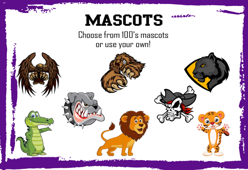 Mascots Display | I Fund Raise